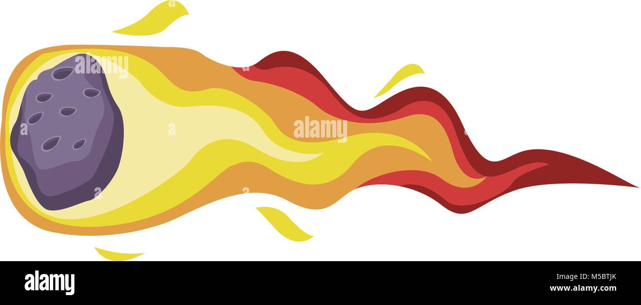 Meteor shower on earth Stock Vector Images - Alamy