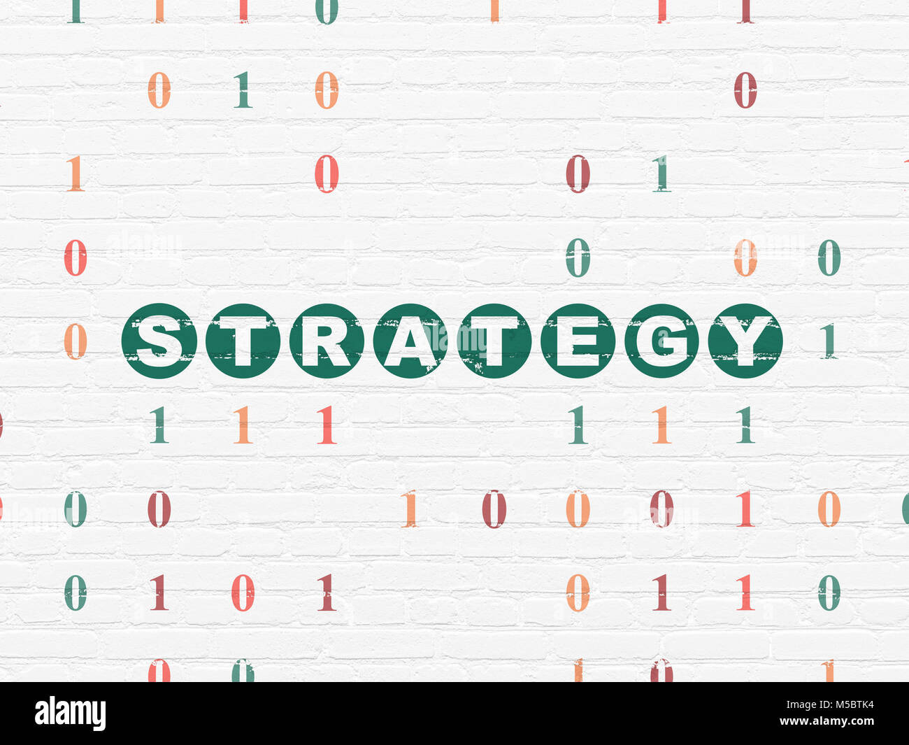 Business concept: Strategy on wall background Stock Photo - Alamy