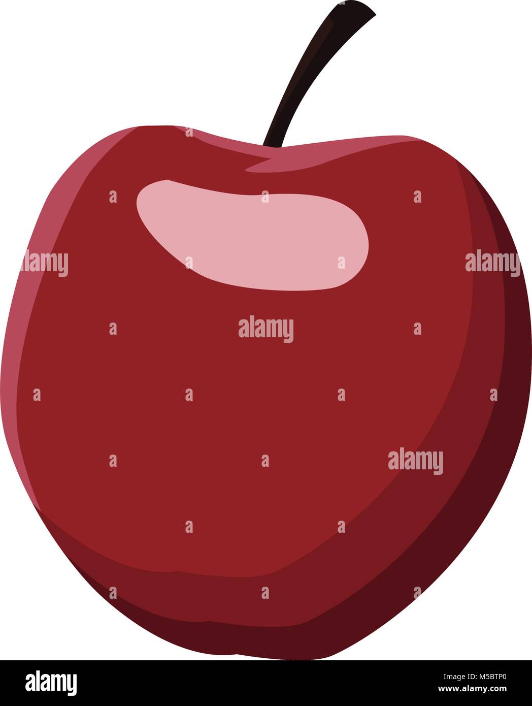 Apple fruit symbol Stock Vector Image & Art - Alamy