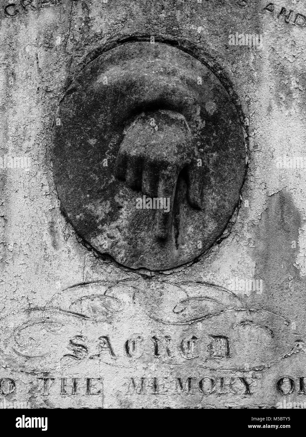 Victorian pointing hand hi-res stock photography and images - Alamy