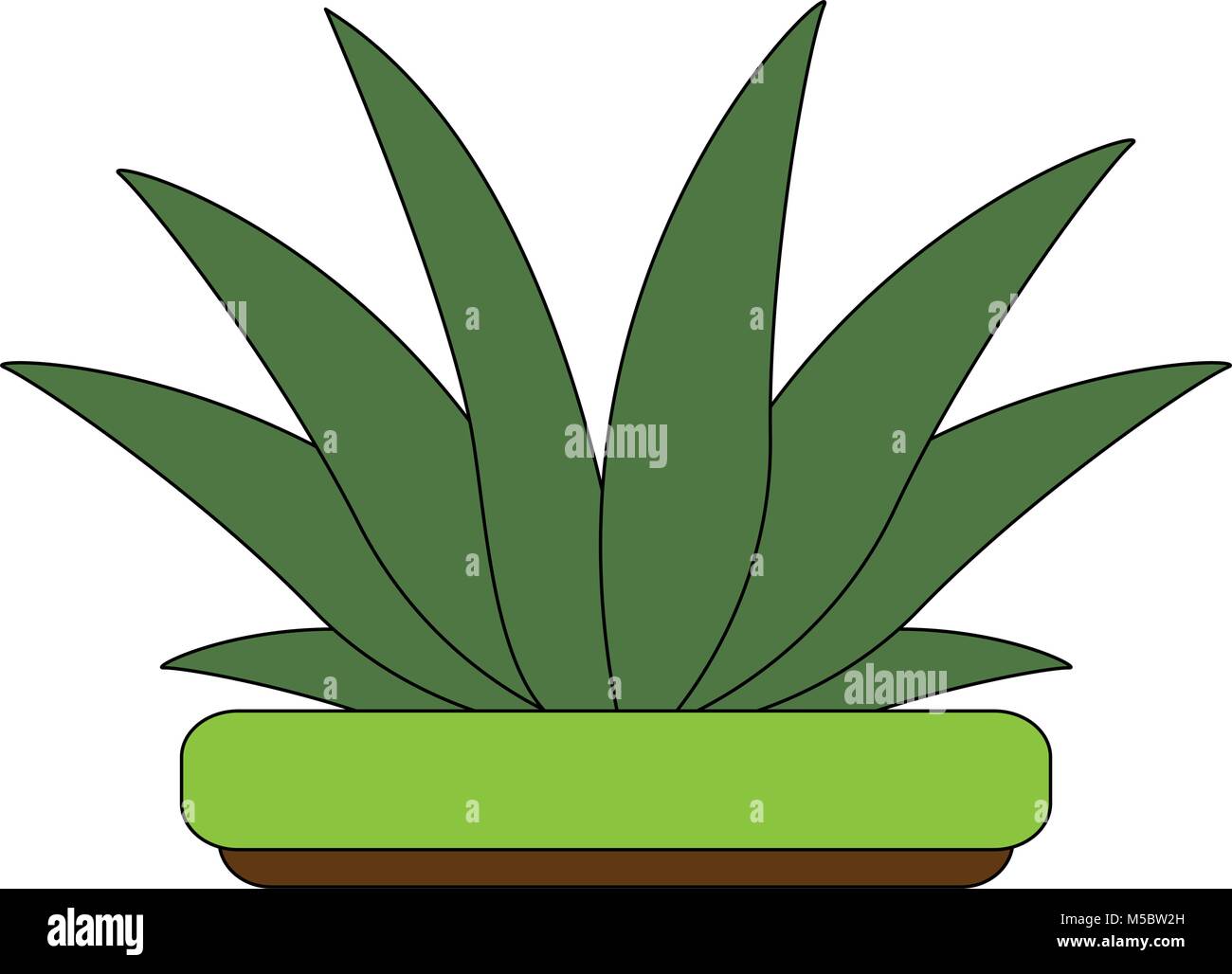 Bush plant symbol Stock Vector Image & Art - Alamy