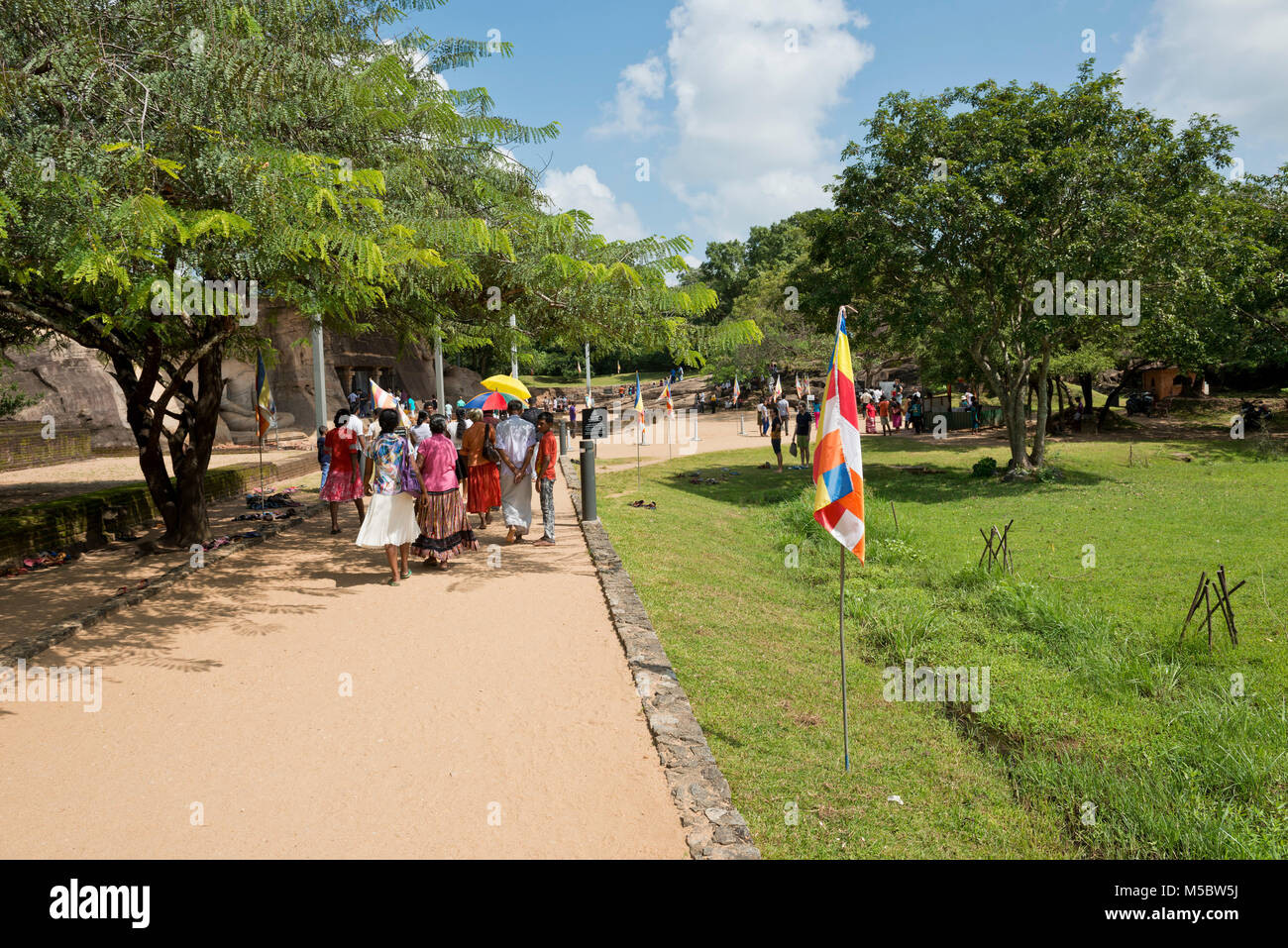 Sri Lanka, Asia, Kalu Gal Vihara Buddha Statue Stock Photo - Alamy