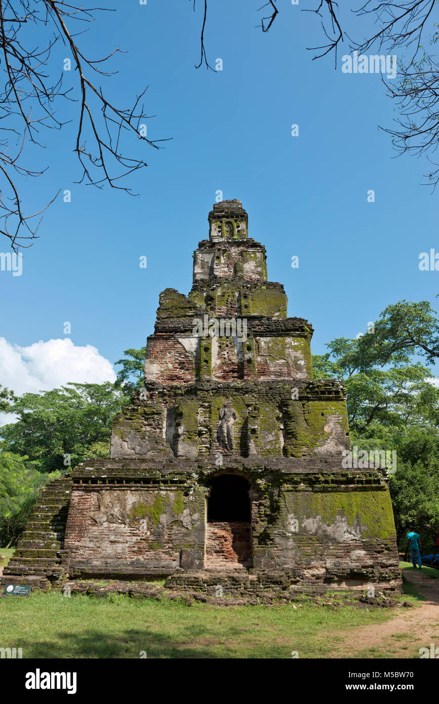 Sri Lanka, Polonnaruwa, asia, indu temple, Satmahal Prasada, UNESCO ...