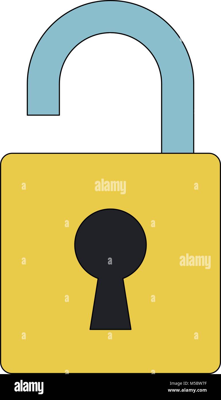 Padlock lock symbol Stock Vector Image & Art - Alamy