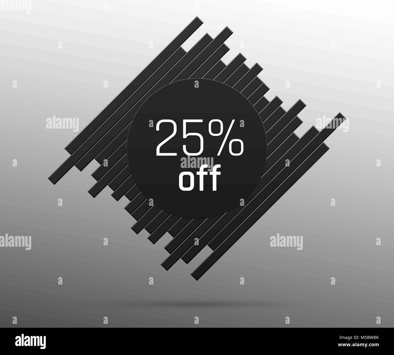Twenty five percent off Black and White Stock Photos & Images - Alamy