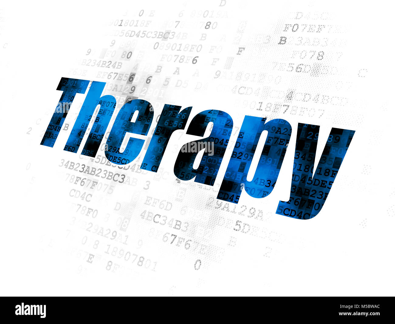 Healthcare concept: Therapy on Digital background Stock Photo - Alamy