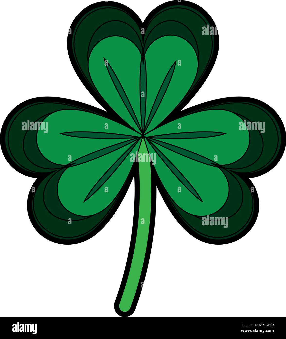 Shamrock clover symbol Stock Vector Image & Art - Alamy