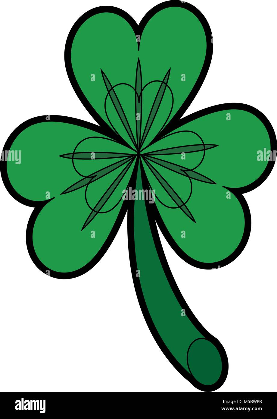 Shamrock clover symbol Stock Vector Image & Art - Alamy