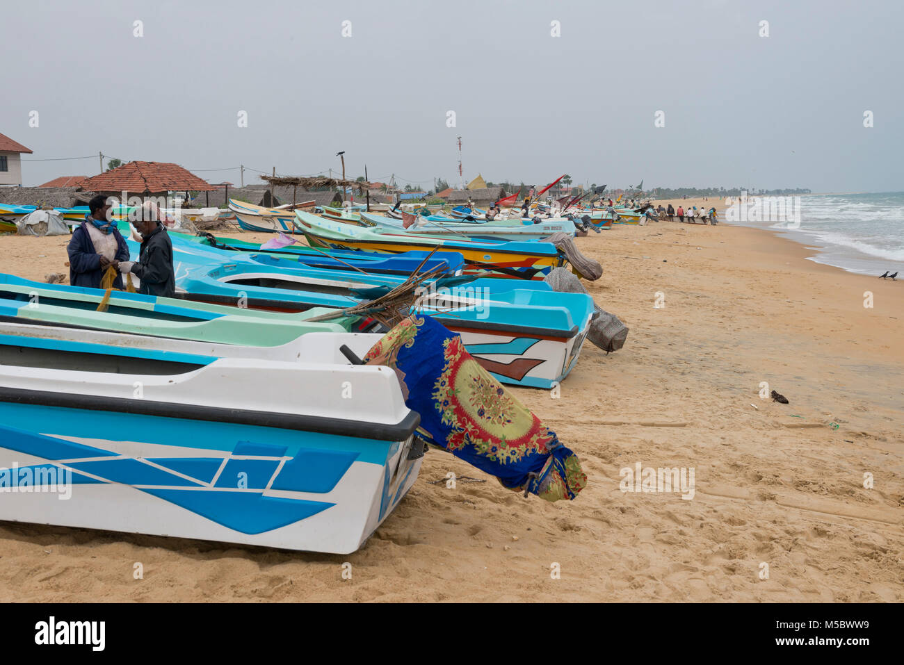 Sri Lanka, Mullaitivu, Asia, beach, boat, fisher Stock Photo - Alamy