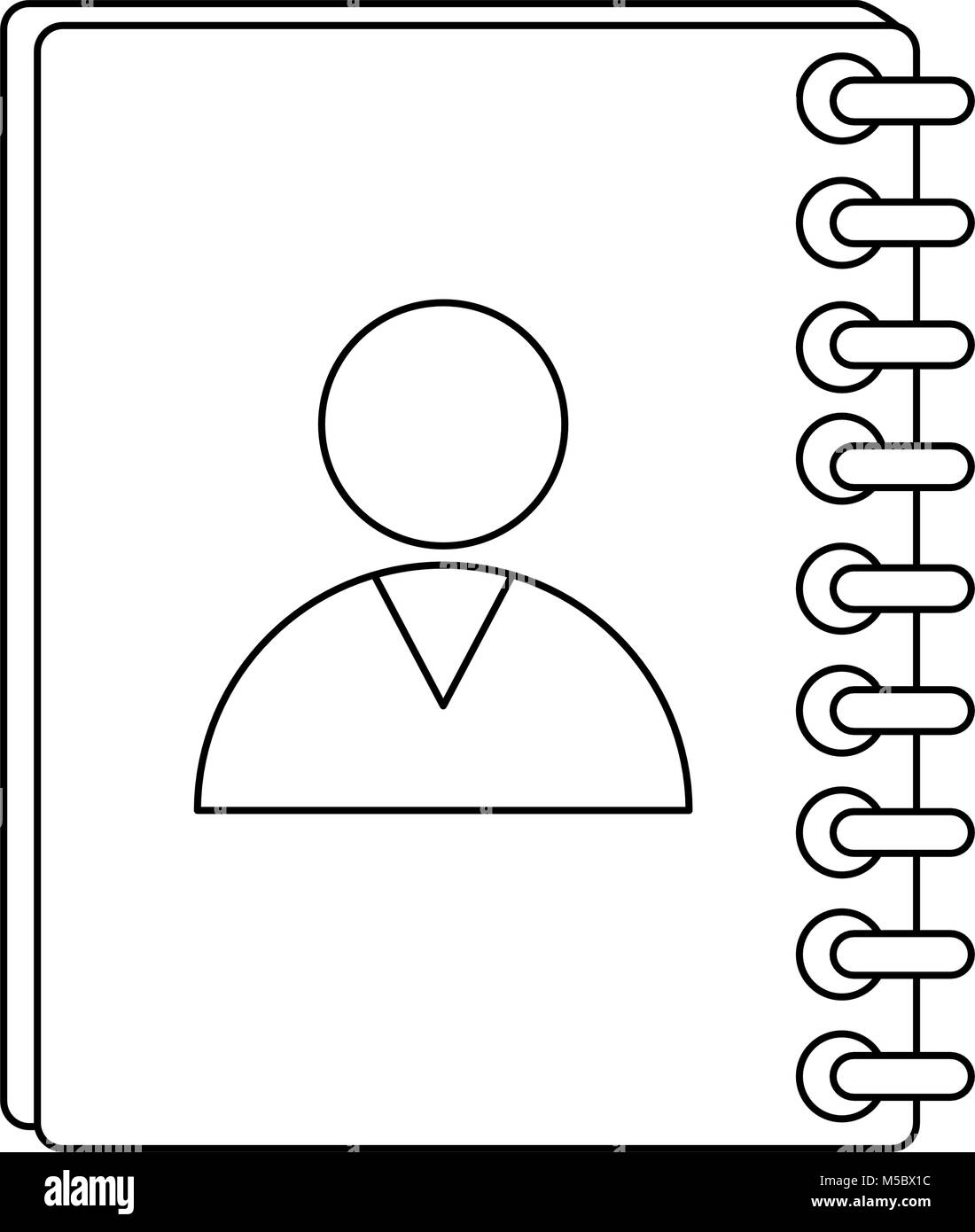 address book symbol Stock Vector Image & Art - Alamy