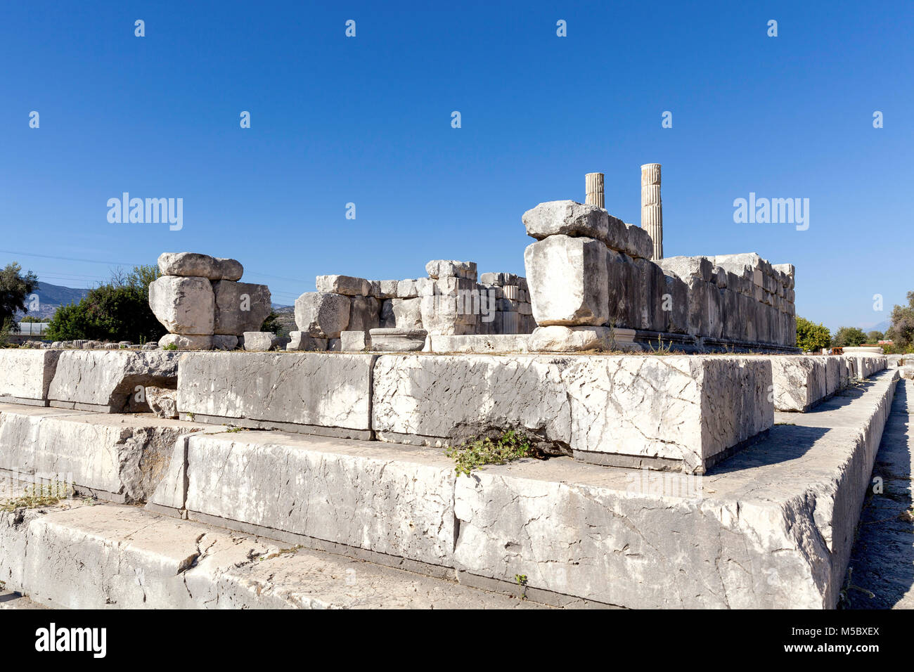 Turkey Leto photography temple in the ancient city Letoon is located in ...