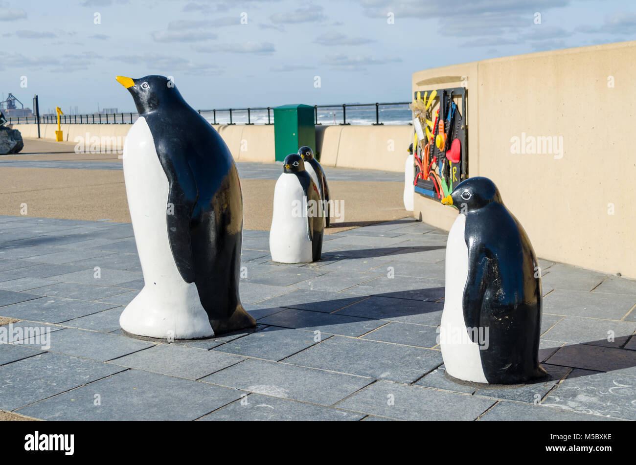 Decorative penguins redcar hi-res stock photography and images - Alamy