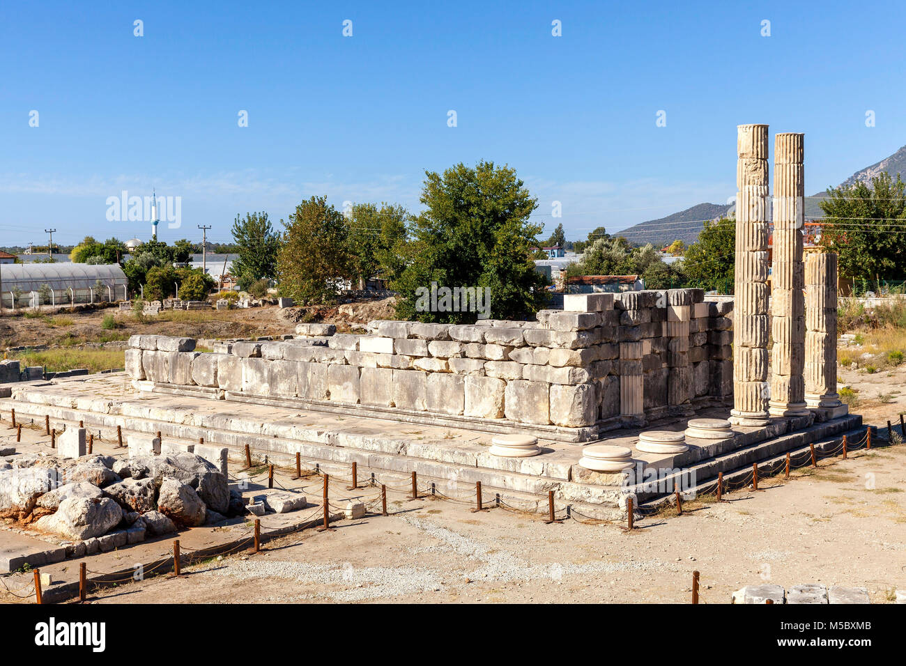 Turkey Leto photography temple in the ancient city Letoon is located in ...