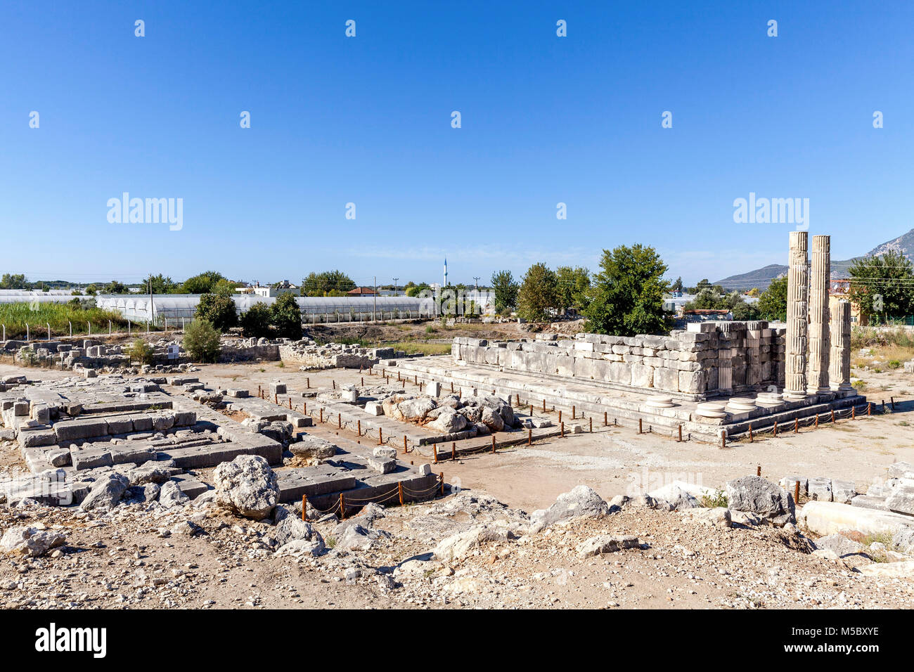 Turkey Leto photography temple in the ancient city Letoon is located in ...