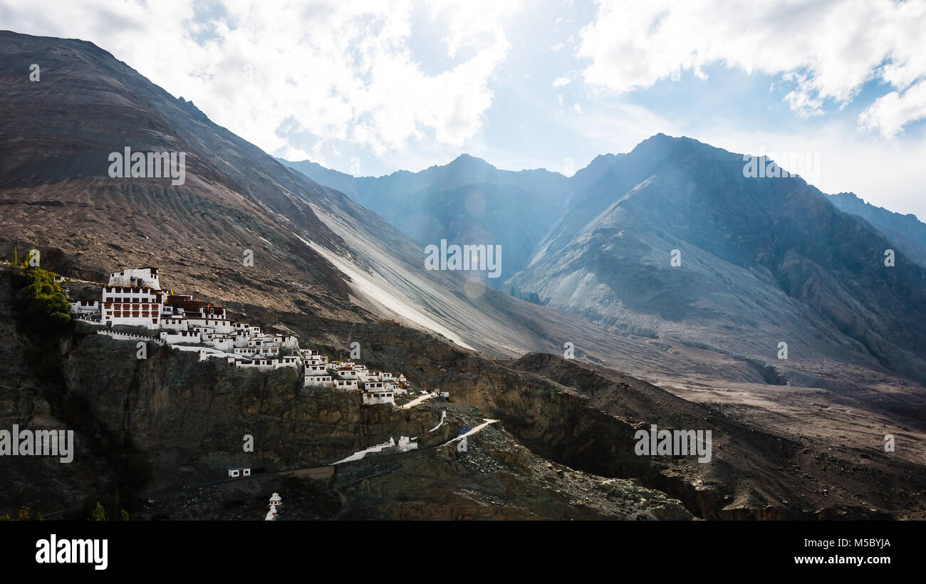 Diskit Monastery, Nubra Valley, Leh Ladakh, Jammu Kashmir, India Stock ...