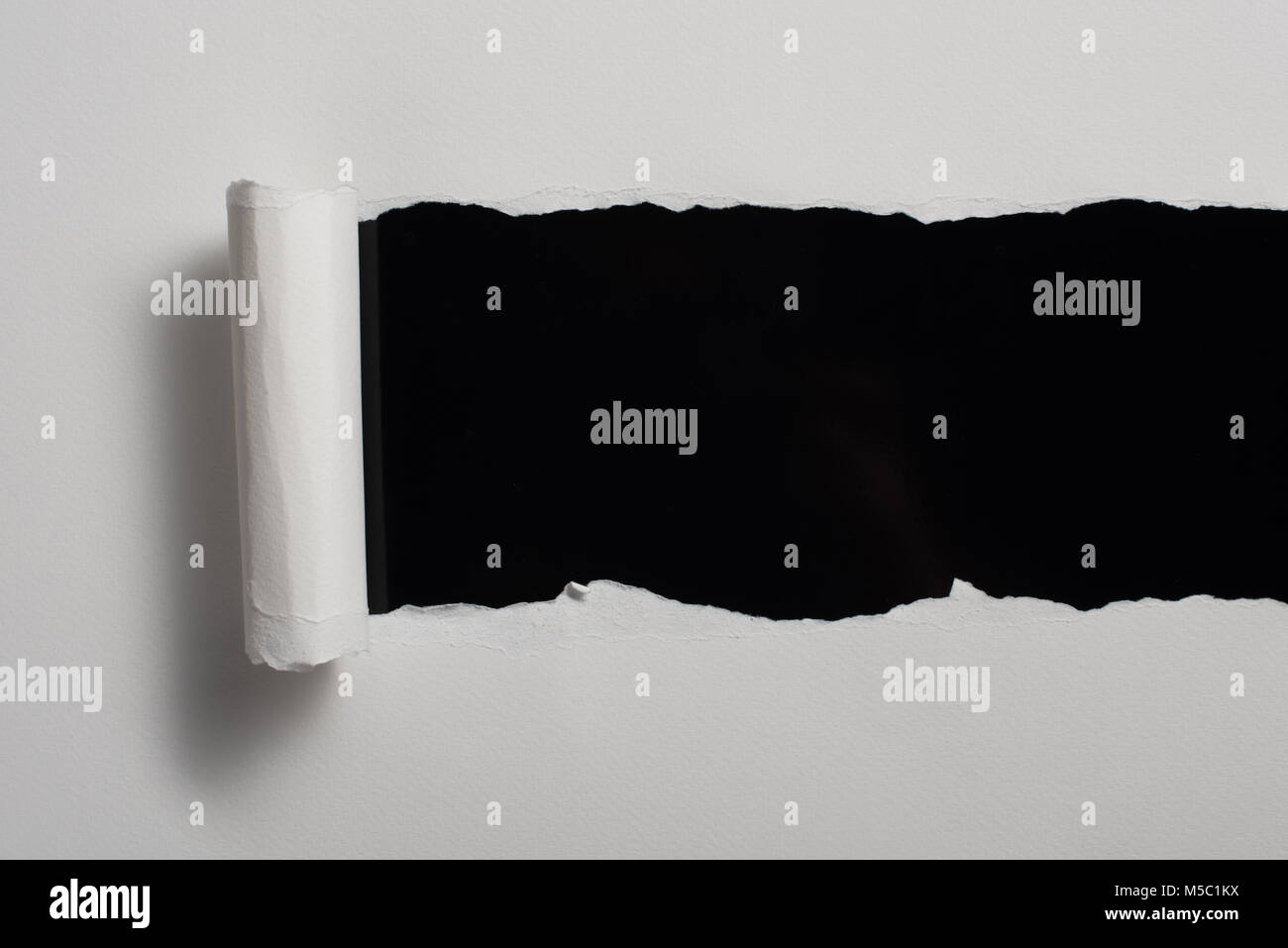 blank ragged paper texture Stock Photo - Alamy