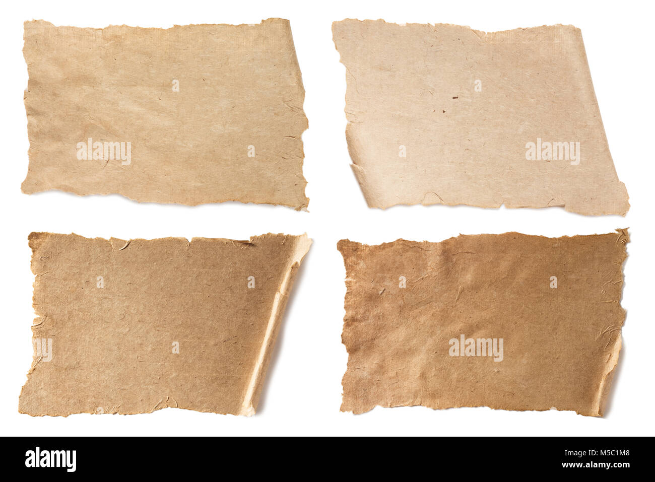 various blank grunge papers Stock Photo - Alamy