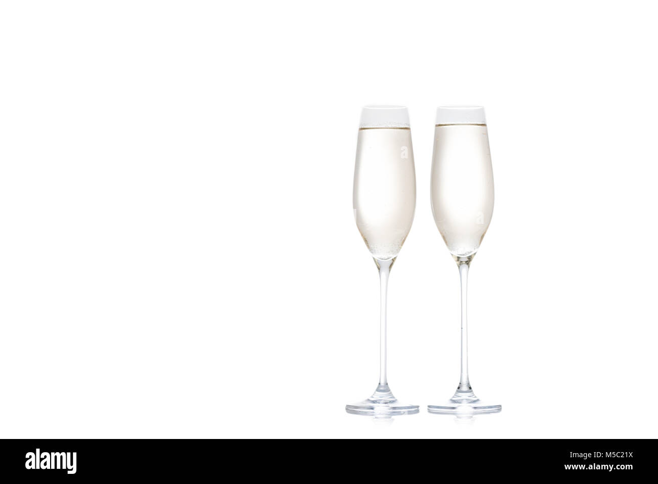 Glasses champagne christmas xmas Cut Out Stock Images & Pictures - Alamy