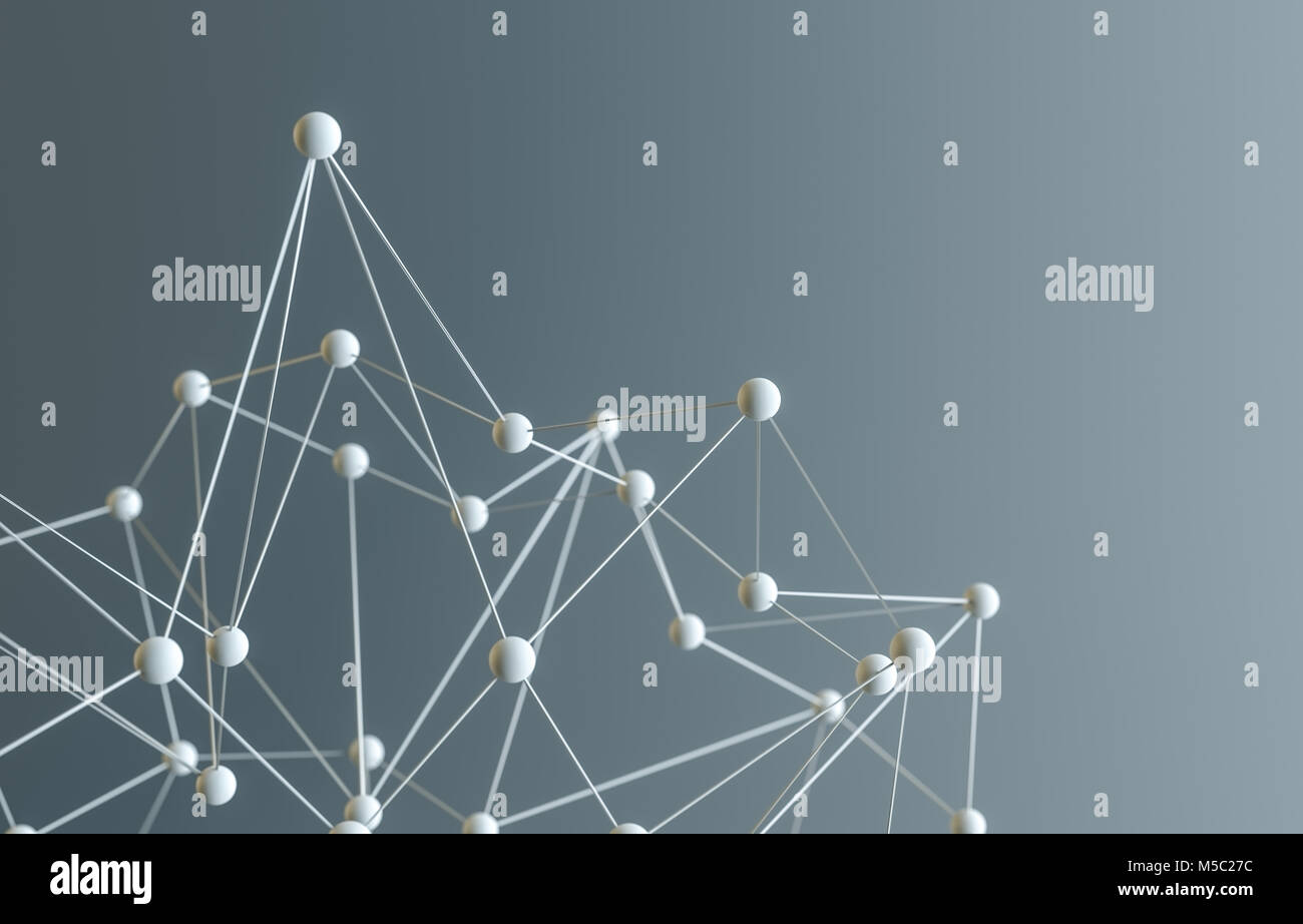 Chaotic structure plexus network hi-res stock photography and images ...