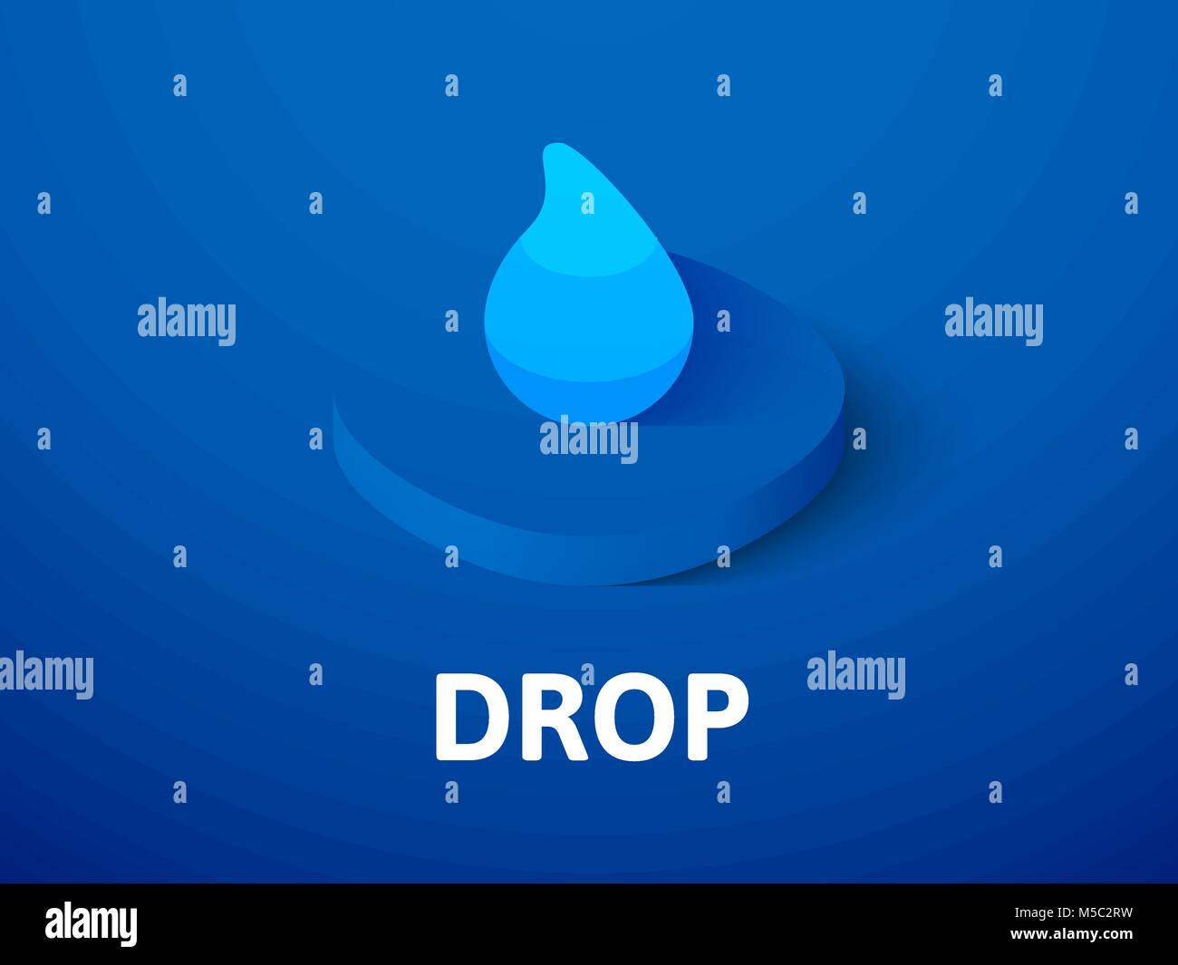 Drops on web Stock Vector Images - Alamy