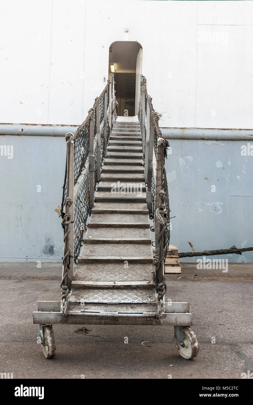 Staircase ship entrance stairway hi-res stock photography and images ...