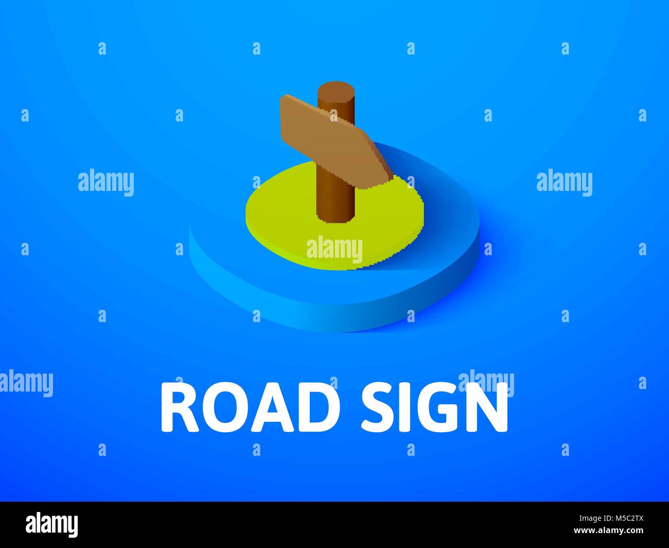 Navigation concept 3d isometric infographic hi-res stock photography ...