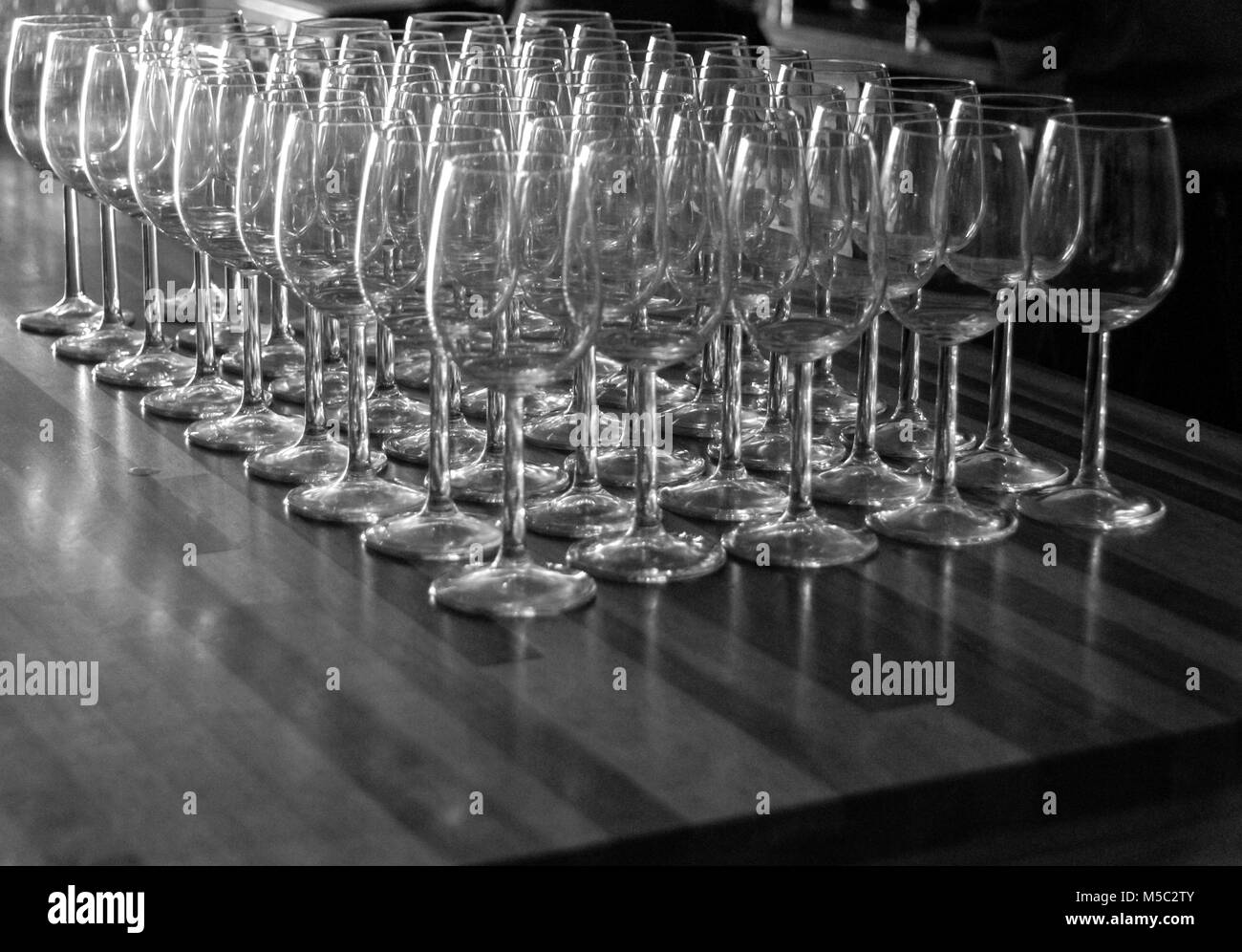 Party buffet table Black and White Stock Photos & Images - Alamy