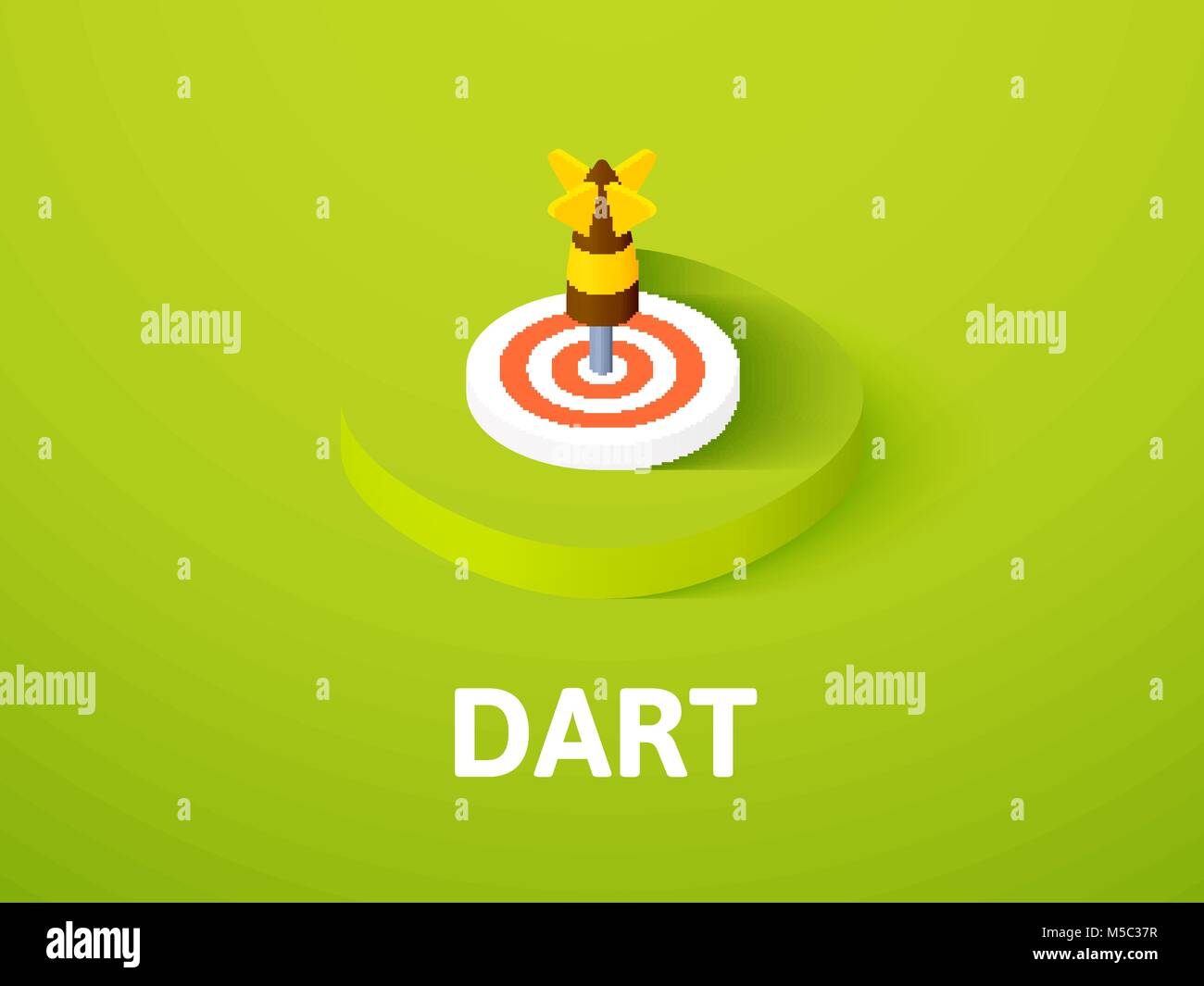 Dart dartboard isolated on Stock Vector Images - Alamy