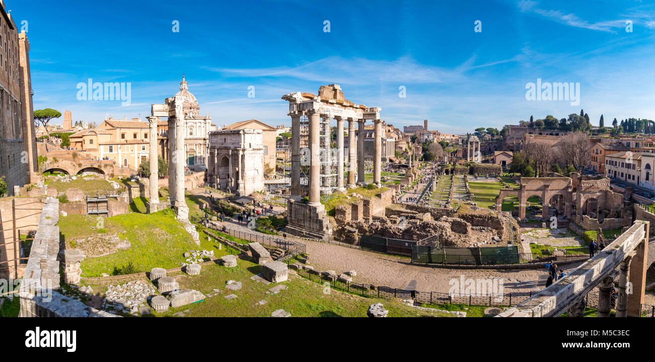 Roman forum aerial hi-res stock photography and images - Alamy