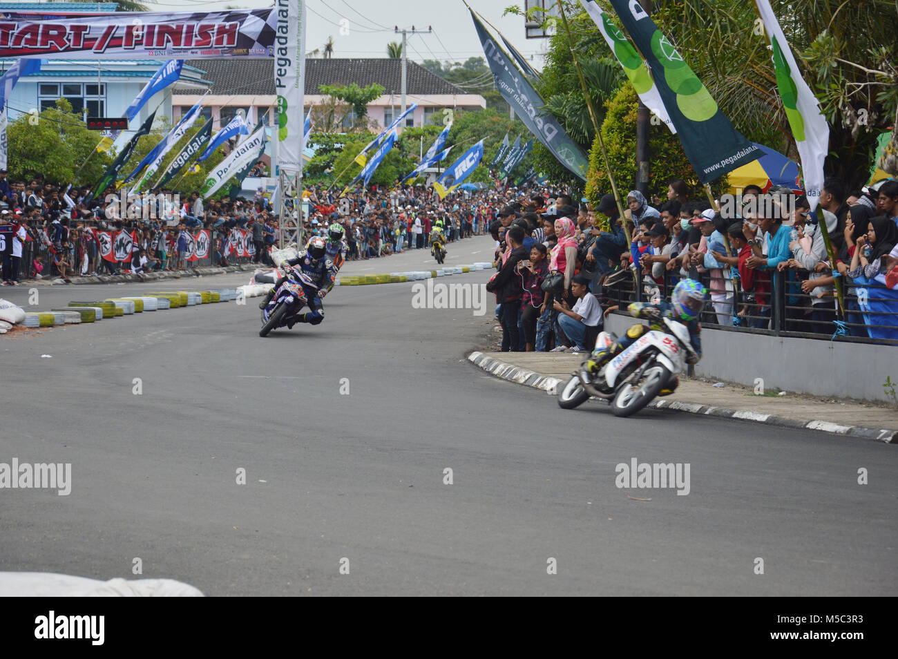 TARAKAN, INDONESIA. 19th November 2016. Championship road race ...