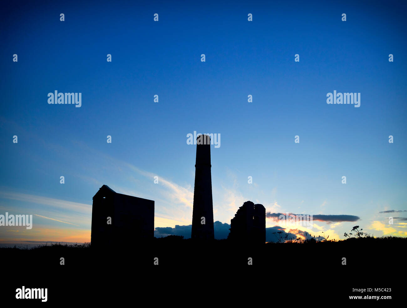 Profiles of the abandoned Copper Mine Buildings at Knockmahon, Near ...