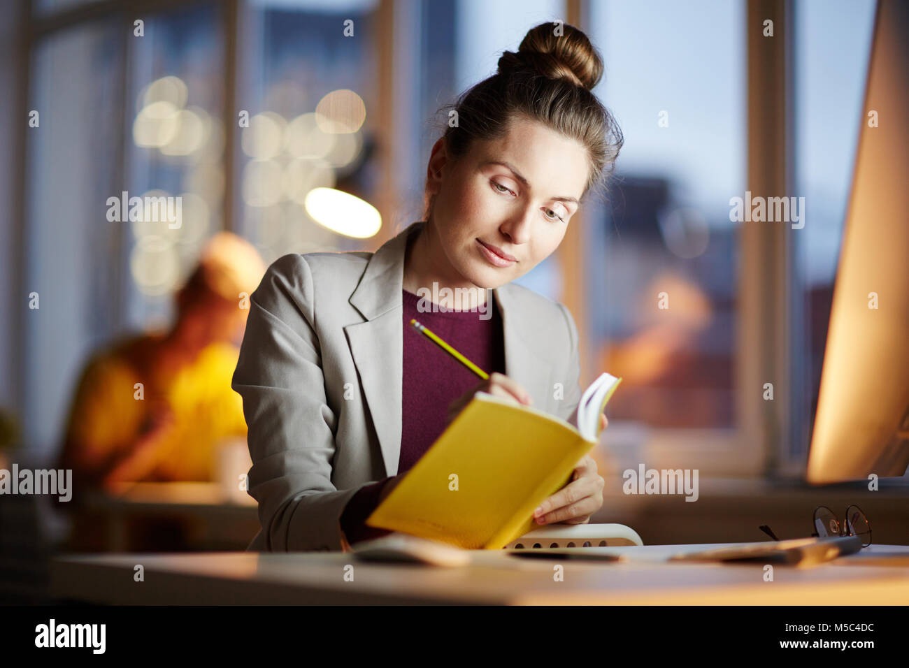 Working plan for tomorrow Stock Photo - Alamy