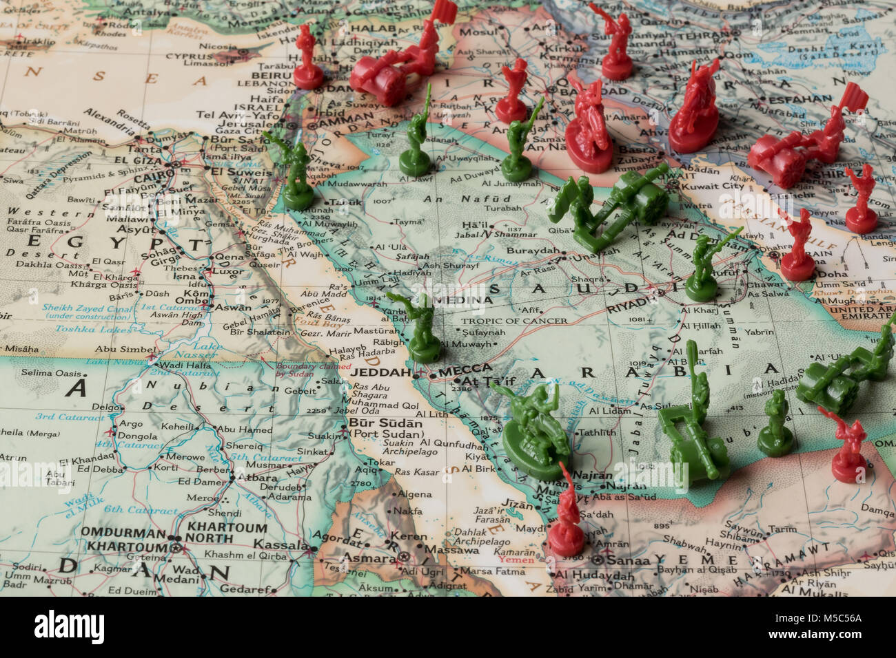 Saudi arabia map yemen hi-res stock photography and images - Alamy