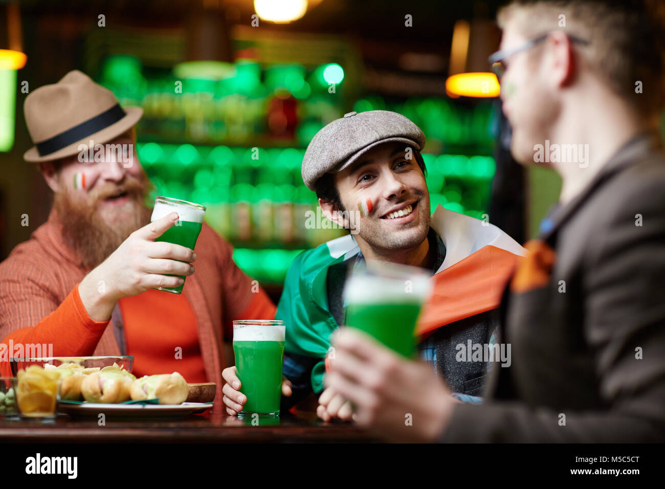 Men in bar Stock Photo - Alamy