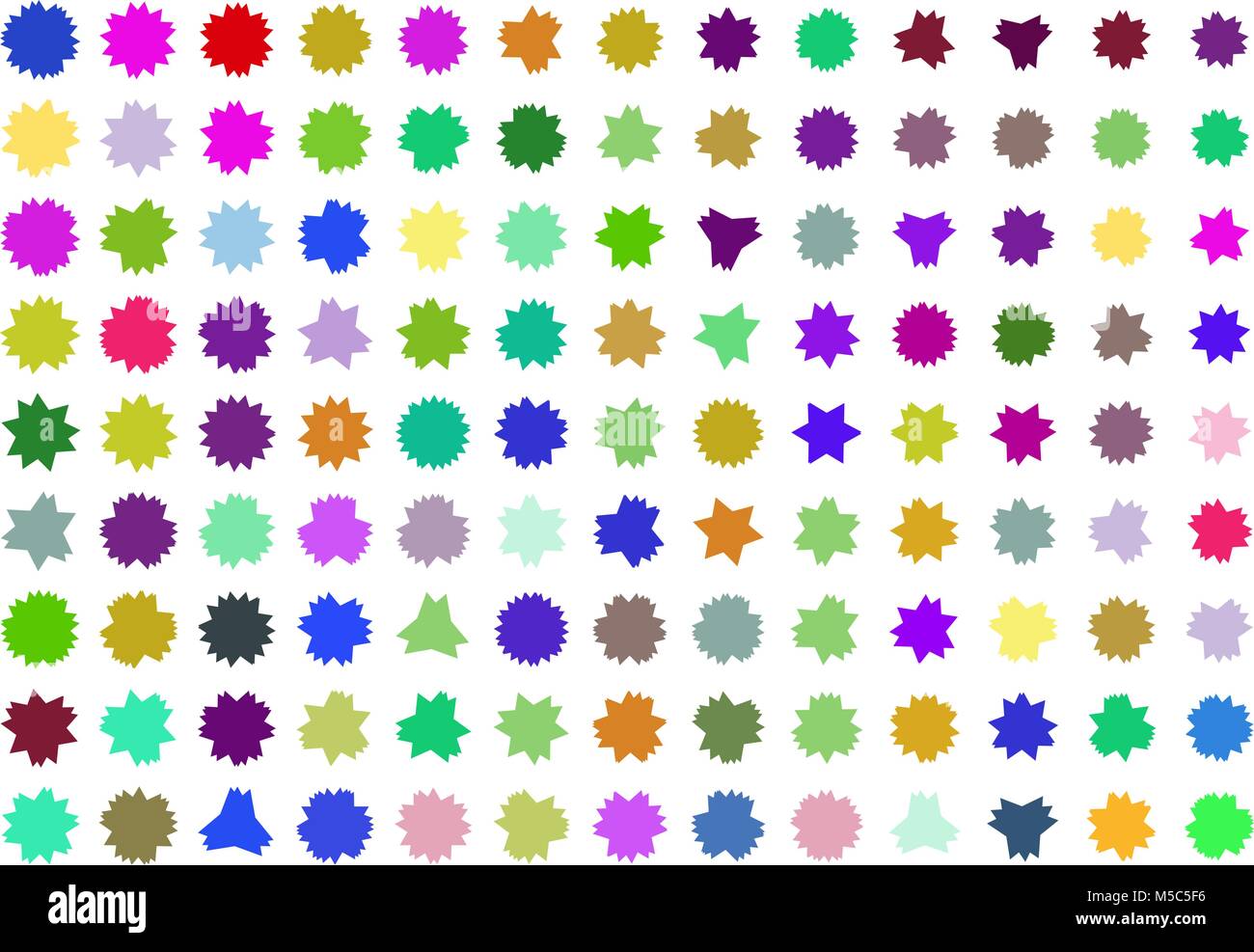 Abstract colored star shape pattern. Good for web page, wallpaper ...