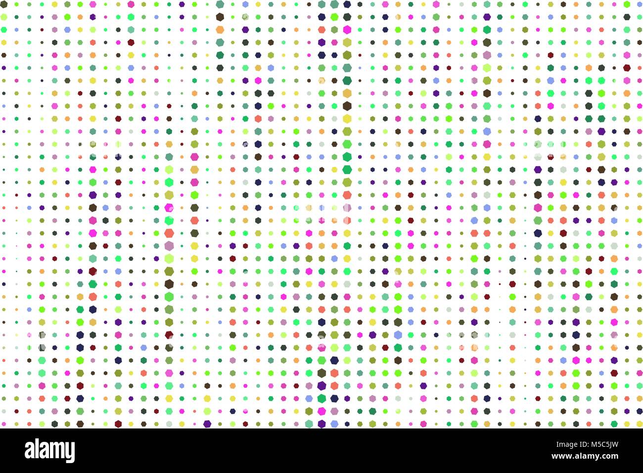 Abstract colored hexagon shape pattern. Good for web page, wallpaper ...