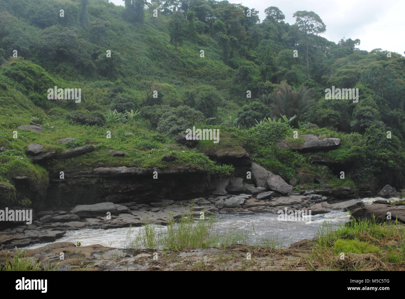 kalandula falls water course lucala River Stock Photo - Alamy