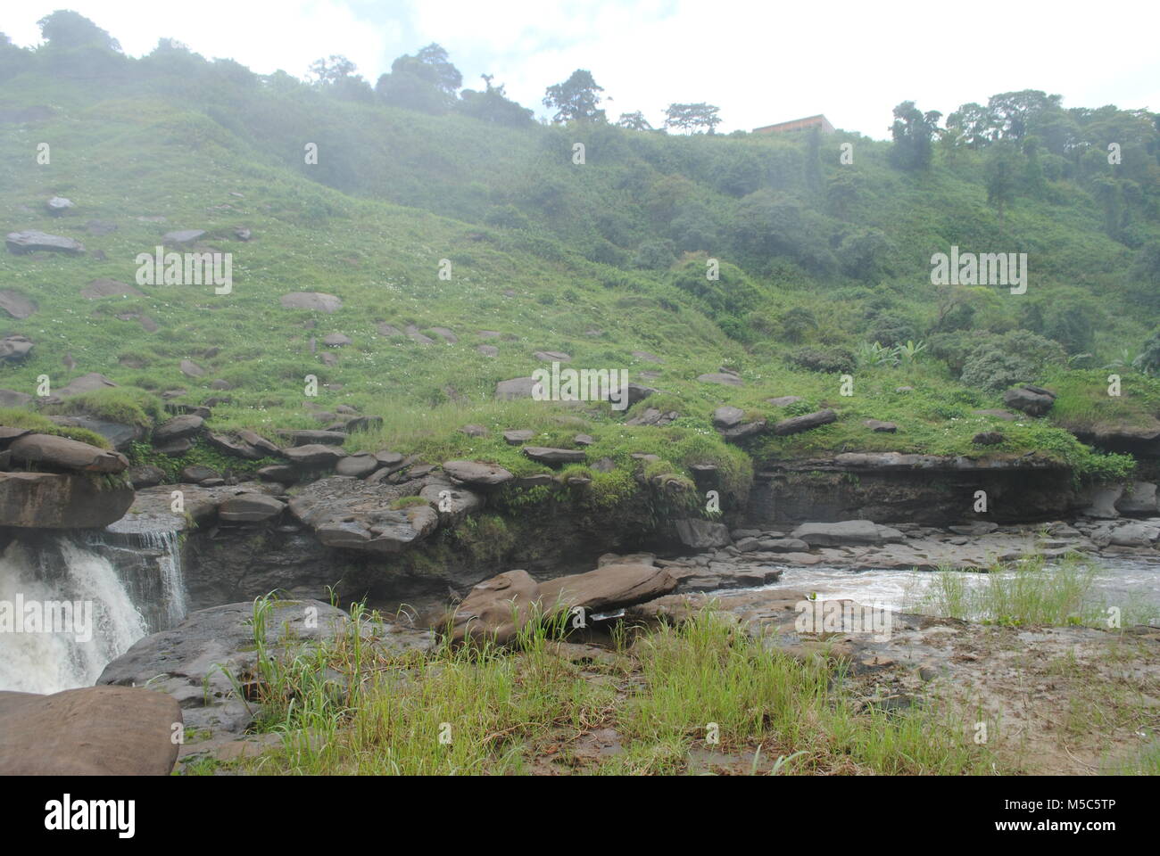 kalandula falls water course lucala River Stock Photo - Alamy