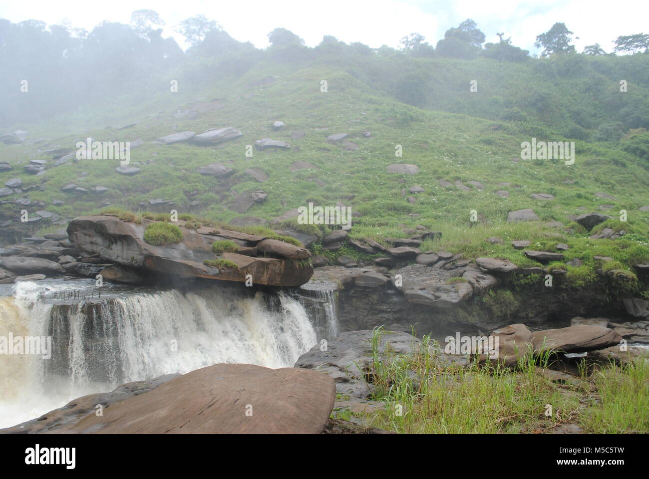 kalandula falls water course lucala River Stock Photo - Alamy