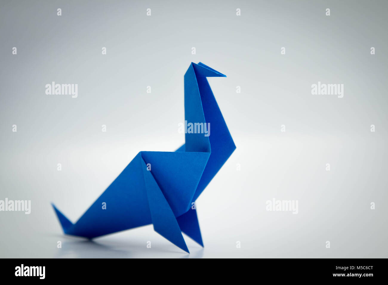 Blue origami hi-res stock photography and images - Alamy
