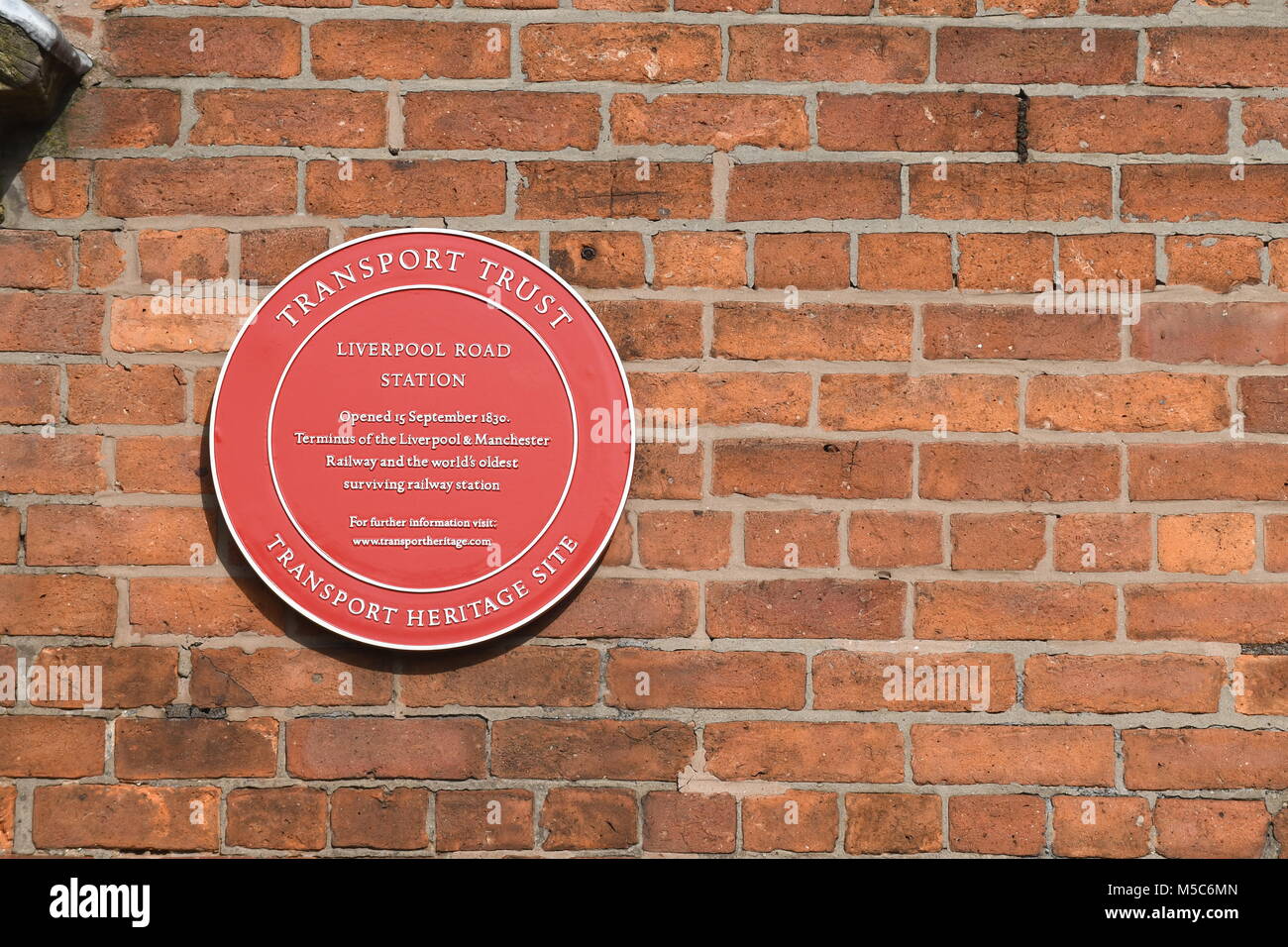 First railway station Stock Photo - Alamy