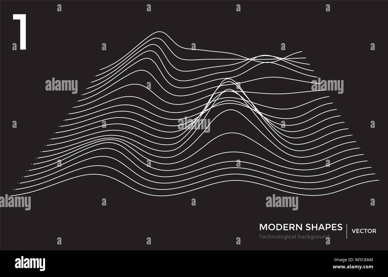 vector modern shape technological background Stock Vector Image & Art ...