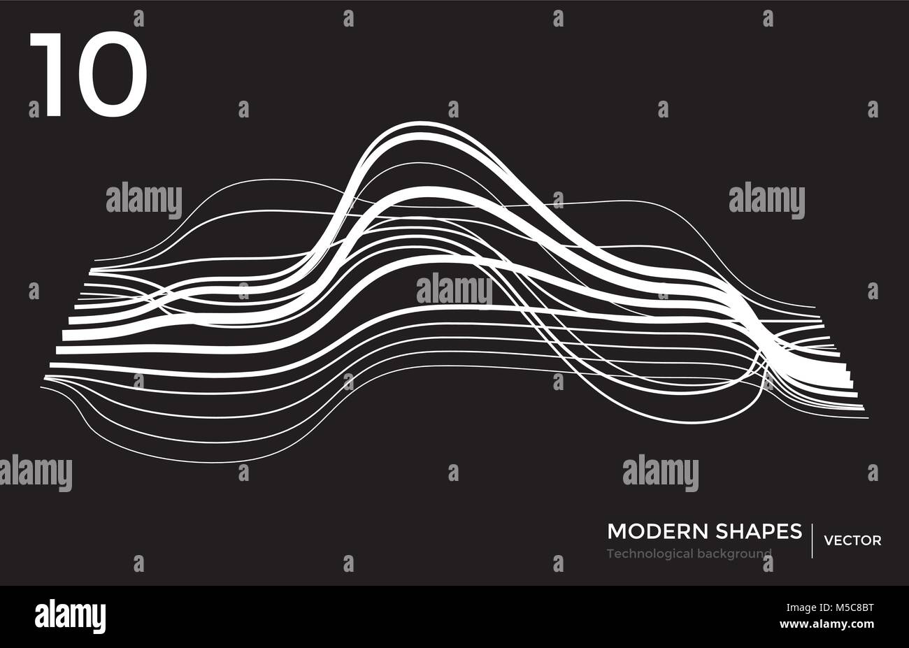 vector modern shape technological background Stock Vector Image & Art ...