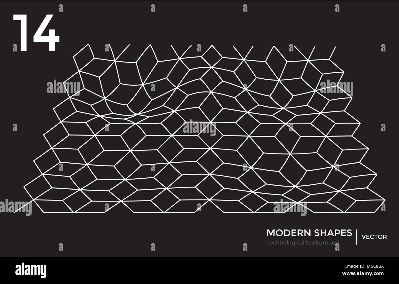 vector modern shape technological background Stock Vector Image & Art ...