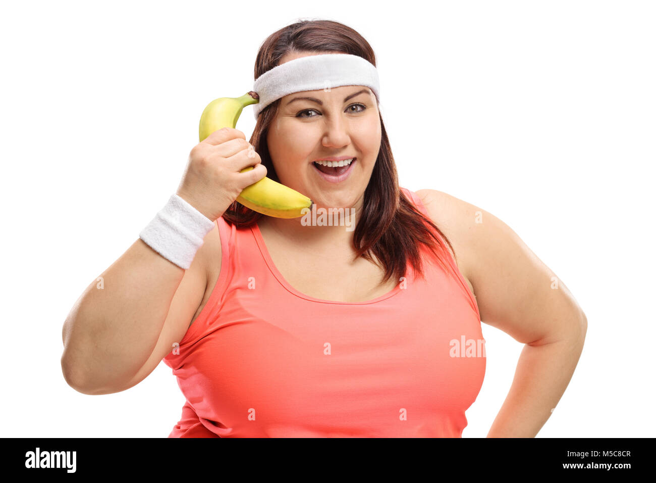 Funny fat woman hi-res stock photography and images - Alamy