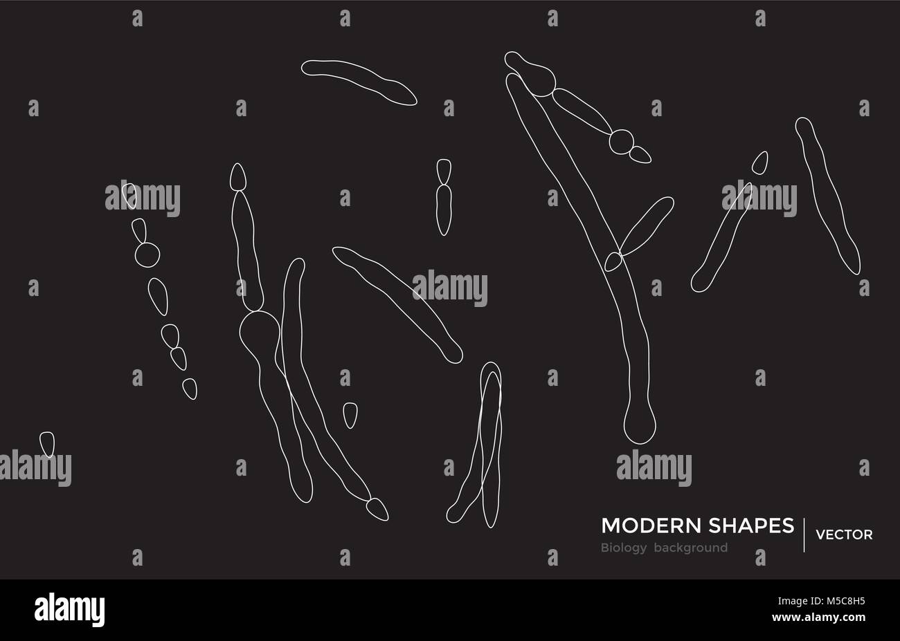 Abstract shapes geometric background science technology Stock Vector ...