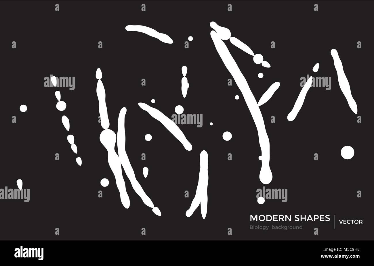 Abstract shapes geometric background science technology Stock Vector ...