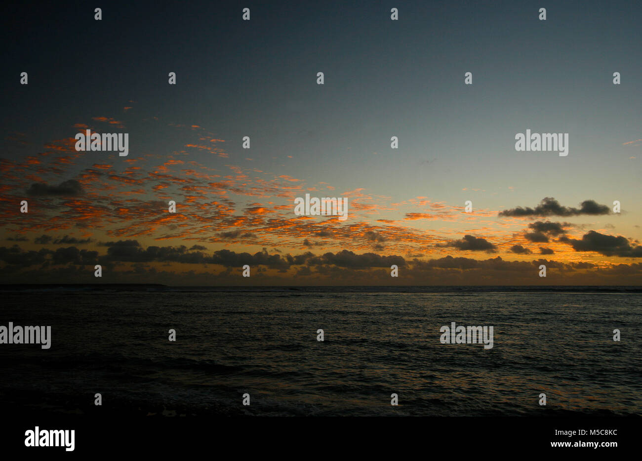 Sunrise in Foa island. Ha´apai Islands. Tonga. Polynesia Stock Photo ...