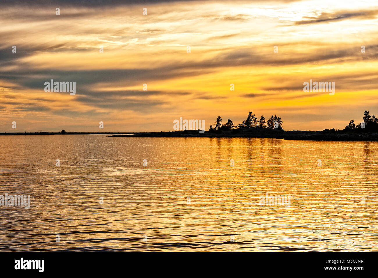 Golden sun reflected on hi-res stock photography and images - Alamy