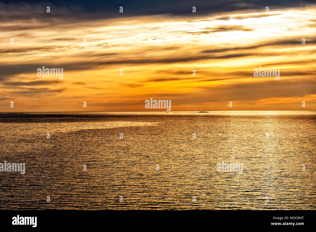 Golden sun reflected on hi-res stock photography and images - Alamy